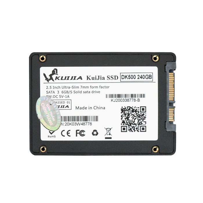 SSD 240G Kuijia Chính hãng DK500 Sata III 6Gb/s - Chính hãng tại HP